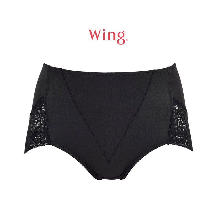 Wing LL/3Lサイズ ウイング 綿混 Pパンツ 美尻補整ショーツ ふかめ バックレース 大きいサイズ : アイム下着屋 - 通販 - Yahoo!ショッピング