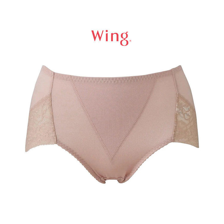 Wing LL/3Lサイズ ウイング 綿混 Pパンツ 美尻補整ショーツ ふかめ バックレース 大きいサイズ : アイム下着屋 - 通販 - Yahoo!ショッピング