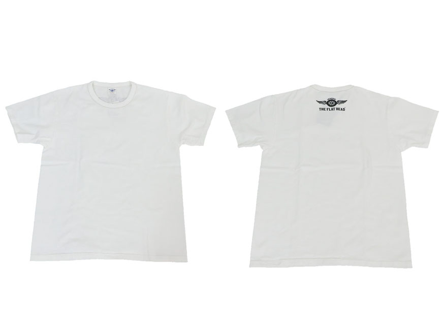 The Flat Head フラットヘッド THE FLAT HEAD 半袖 Tシャツ SMALL FLYING WHEEL FN-THC ...