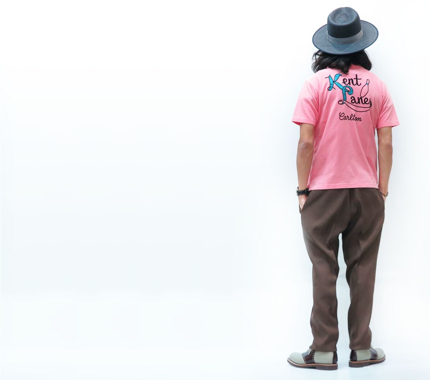 King Louie byHoliday キングルイ 鹿の子 オープン ポロシャツ