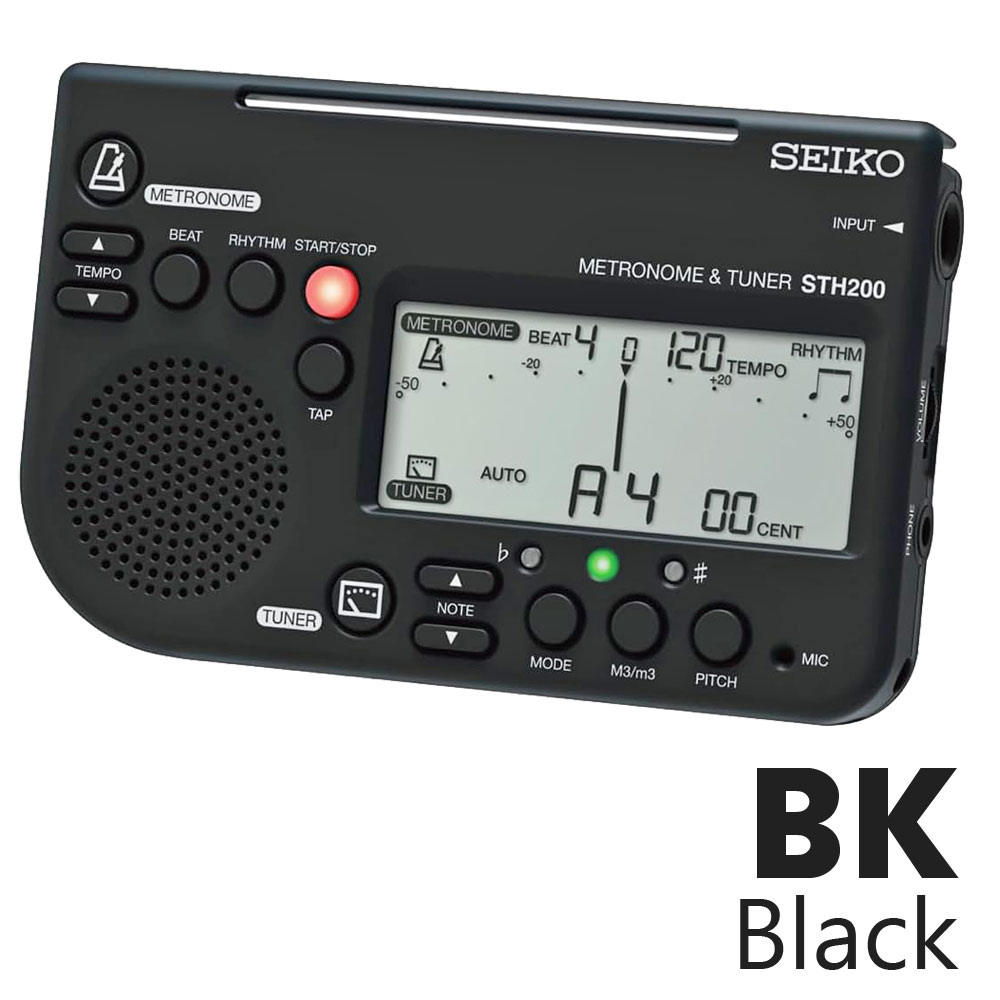 SEIKO STH-200 セイコー メトロノーム チューナー STH200 【ネコポス(旧速達メール便)送料無料】 : EbiSound ギターとウクレレのセット専門店 - 通販 ...