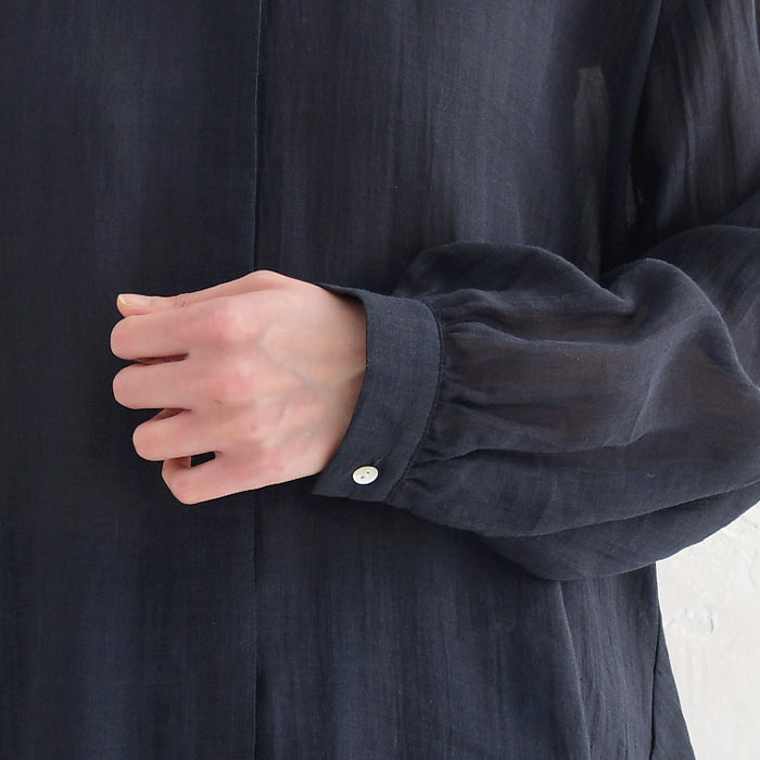 08Mab メール便可 シアー トップス シャツチュニック 長袖 レディース 麻 楊柳ラミー 25SS0509, : ecoloco - 通販 - Yahoo!ショッピング