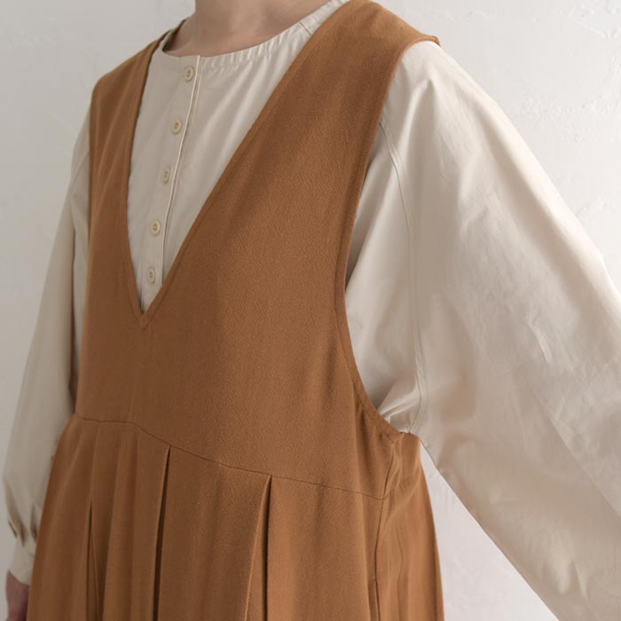 earth_eco_loco 予約 早割10％OFFCP ジャンスカワンピース レディース ジャンパースカート ロング ゆったり リネンコットン 綿 麻 25AW0822, : ecoloco ...