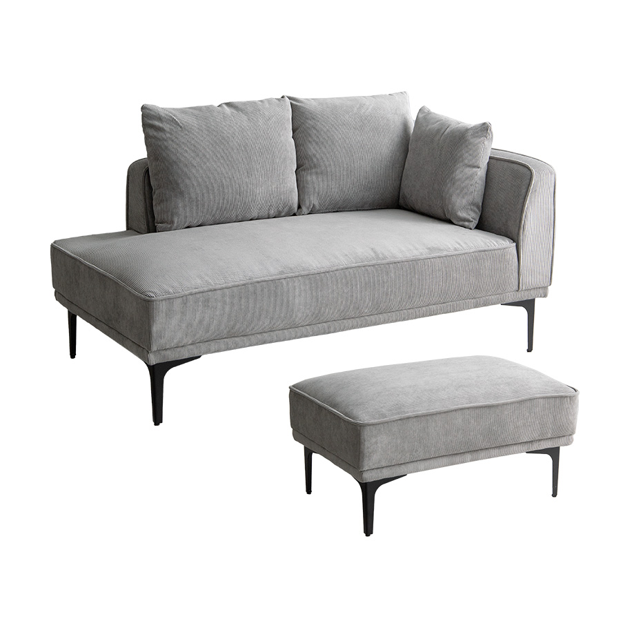 Siena シエナ カウチソファ ソファー オットマン ロー フロア クッション ベッド 片側アームレスト 2人掛け 二人用 ごろ寝 ...
