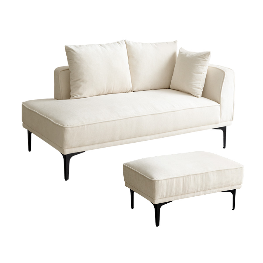 Siena シエナ カウチソファ ソファー オットマン ロー フロア クッション ベッド 片側アームレスト 2人掛け 二人用 ごろ寝 ...
