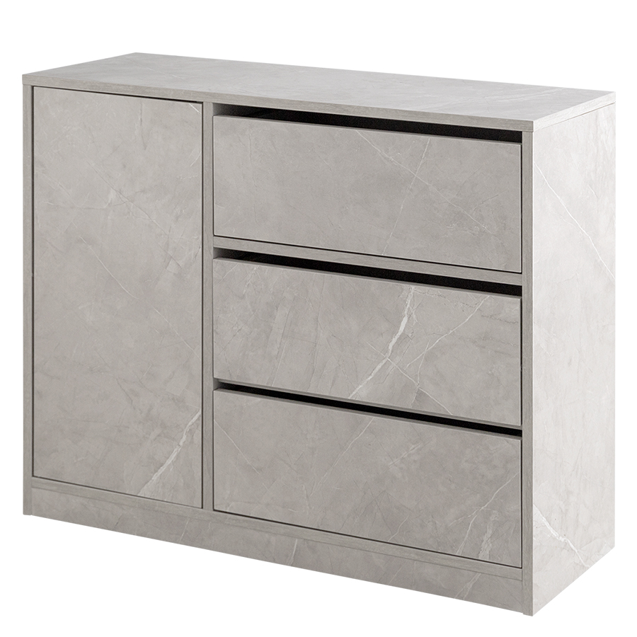 Sharon シャロン キャビネット 棚 サイドキャビネット コンパクト 小さい 小さめ チェスト 引き出し 扉収納 書類 ロー 低い 低め ...