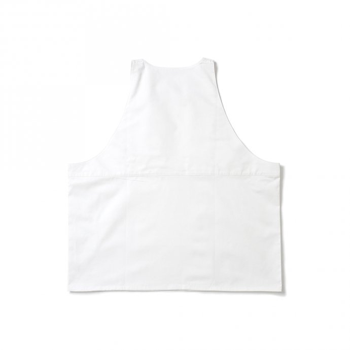 DG THE DRY GOODS / COTTON VEST ワークエプロンベスト ホワイト SMOKE