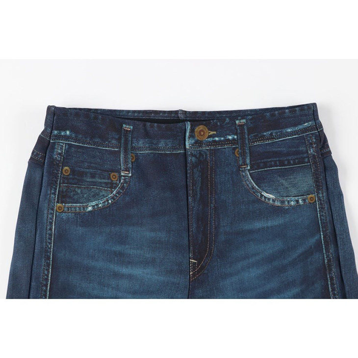 WACOAL（ワコール） まるでデニム カルソン ワイドシルエット 裏起毛