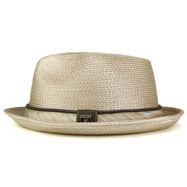 メンズファッションアイテム 帽子 ハット 中折れ帽 ストロー ポリ