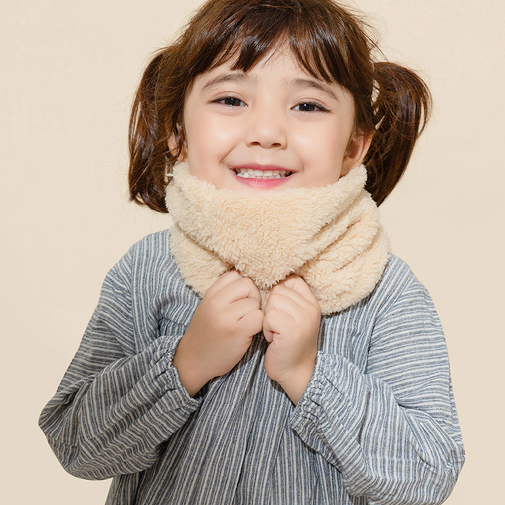 ネックウォーマー マフラー もこもこ 女の子 男の子 子供 子ども こども 防寒対策 暖かい 温かい あたたか : CLARAH - 通販 - Yahoo!ショッピング
