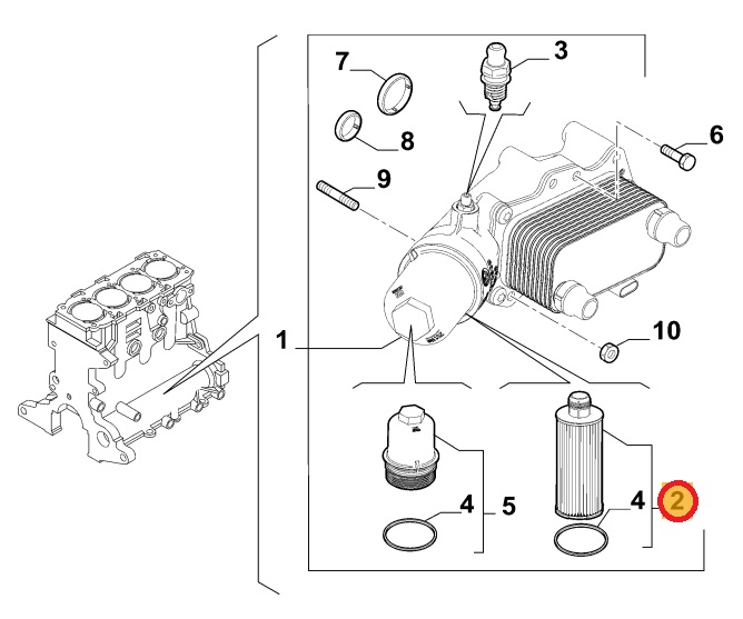 Alfa Romeo ジュリア 95222用 オイルフィルター アルファロメオ :alfa-of02930:en&co.PartsShop ...