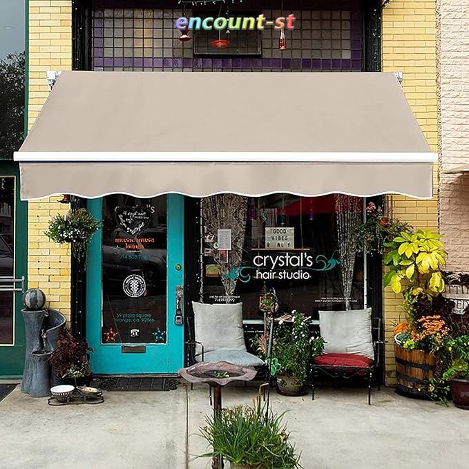 日除け シェード 2m/2.5m/3m/4m/5m オーニングテント オーニング 庭 屋根 diy 伸縮式 巻き取り シェードベランダ 屋根ア : encount-st - 通販 ...