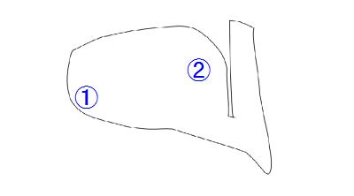 Yahoo!オークション - 41-887 5P F30 BMW3シリーズ 右ドアミラー 51167...