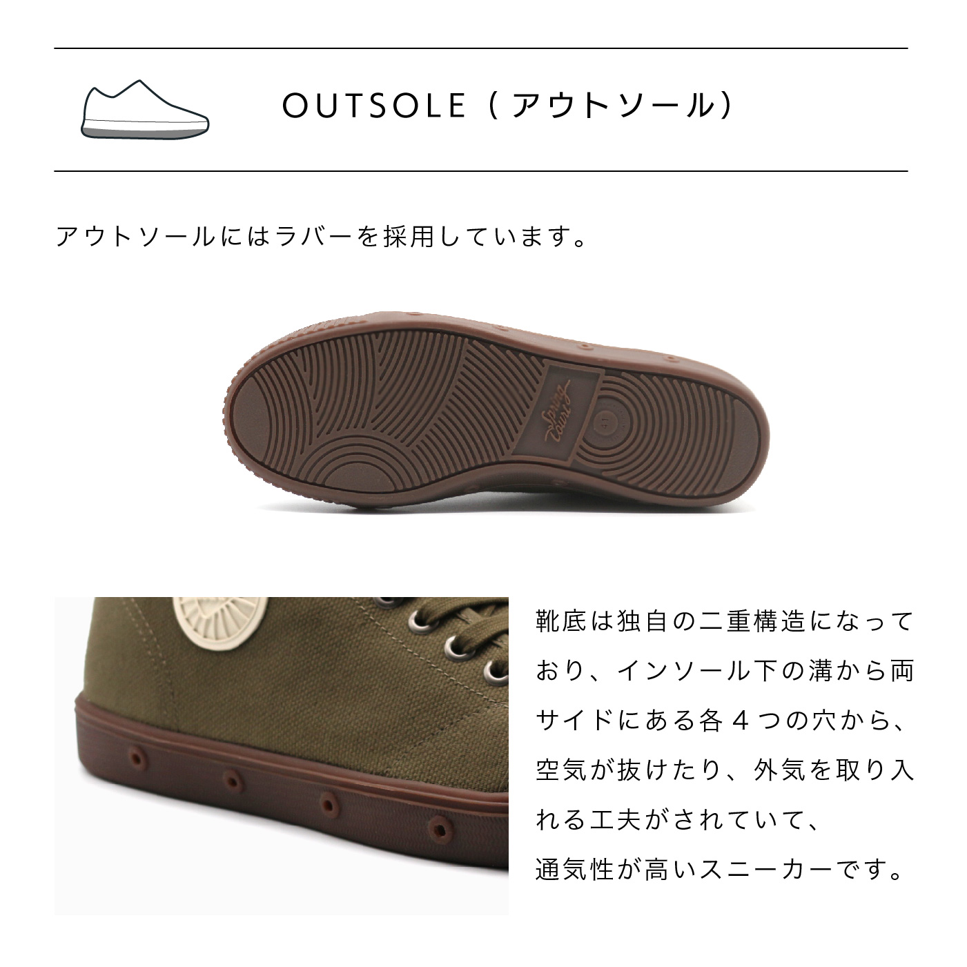 SPRING COURT スプリングコート レディース メンズ スニーカー キャンバス B2 CANVAS KAHKI/HEAVY ...