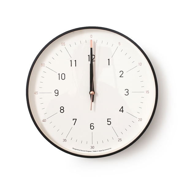 Lemnos 壁掛時計 レムノス essent clock (ホワイト) DFI 24-06 WH φ25.6 33335 : esprit ...