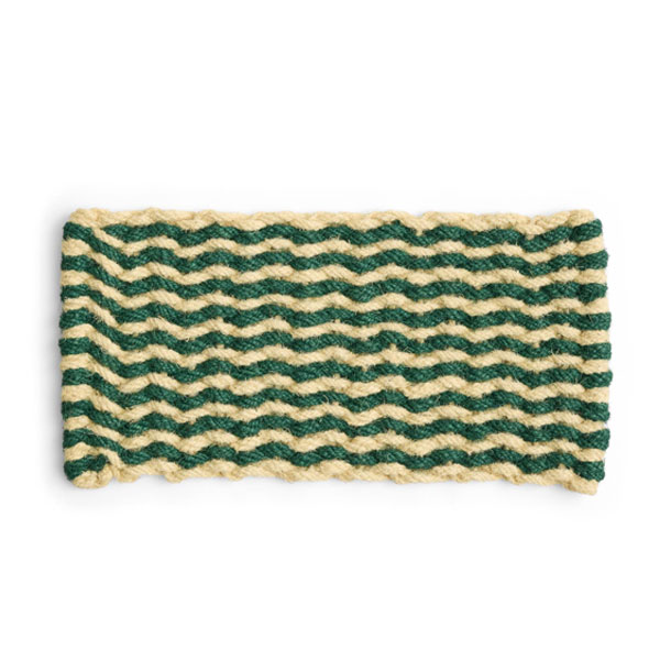 HAY 【HAY】COCO Door Mat StripeWave Darkgreen White 40×80cm ドアマット 32988 ...