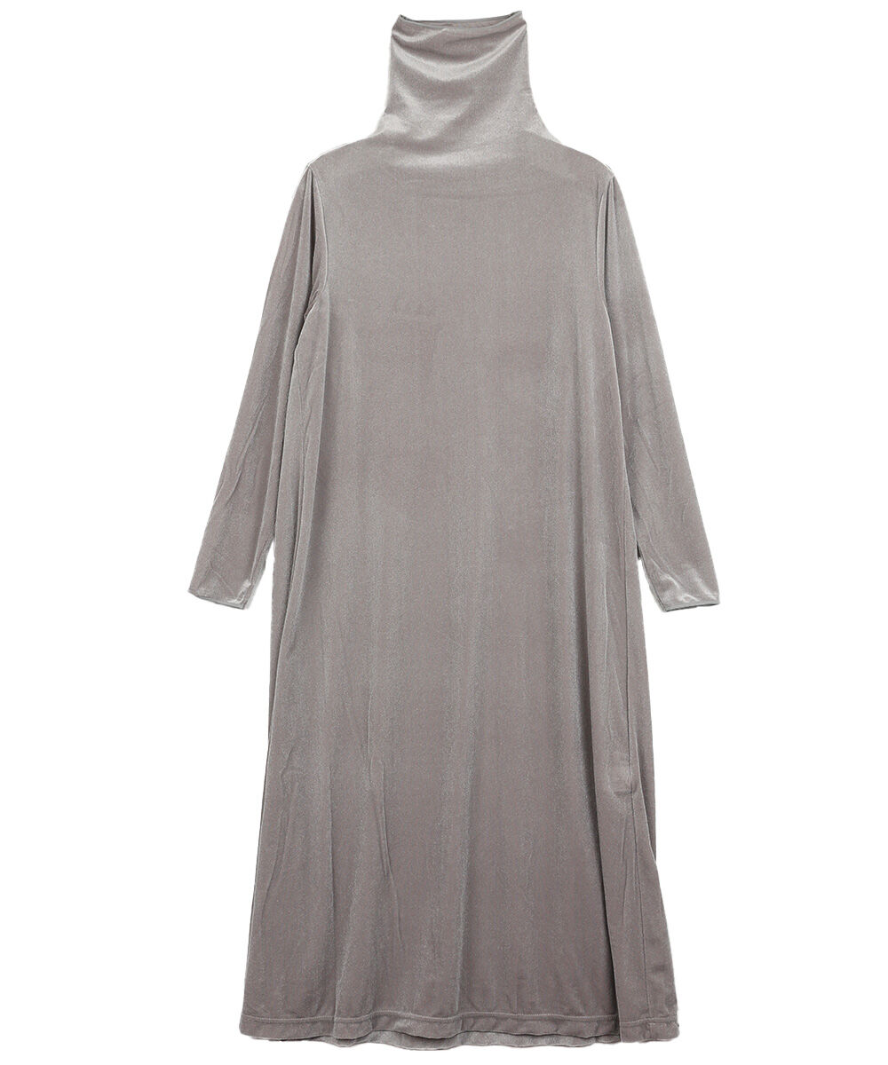 PUPULA（ププラ） シアーベロア タートルネック ワンピース レディース