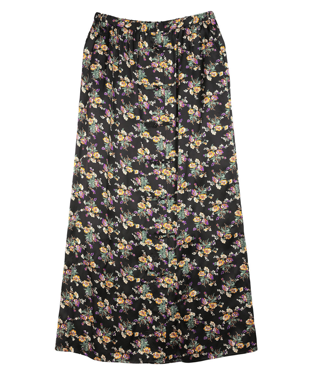 ザ シンゾーン FLOWER BOUQUET PRINTED SATIN SKIRT THE SHINZONE 2025