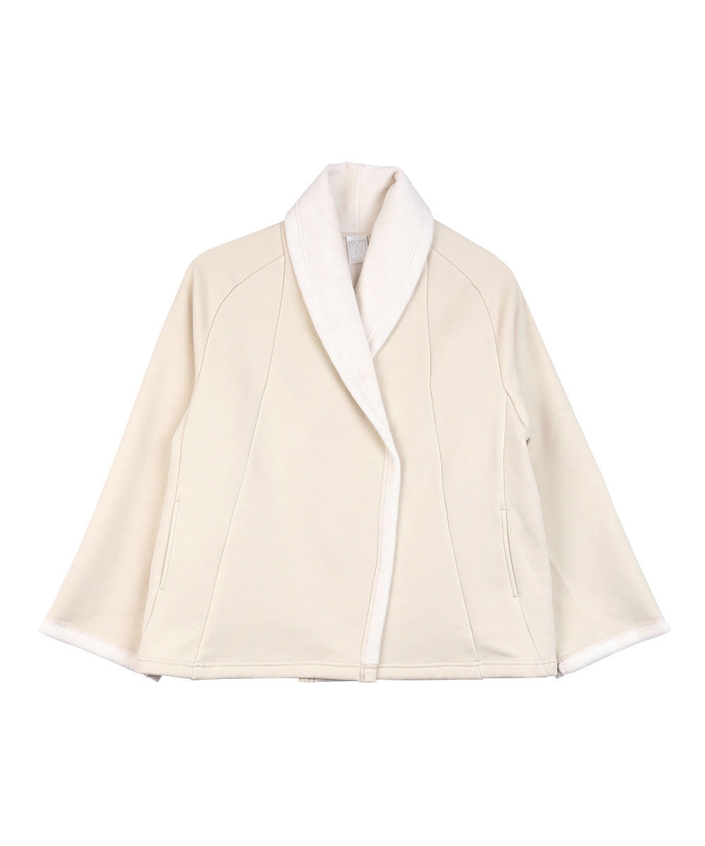 ププラ ロングステープル ボンバーヒート ショールカラー ガウン ジャケット PUPULA 359076 国内正規品 2025秋冬新作 送料無料 PUPULA（ププラ） ロングステープル ボンバーヒート ショールカラー