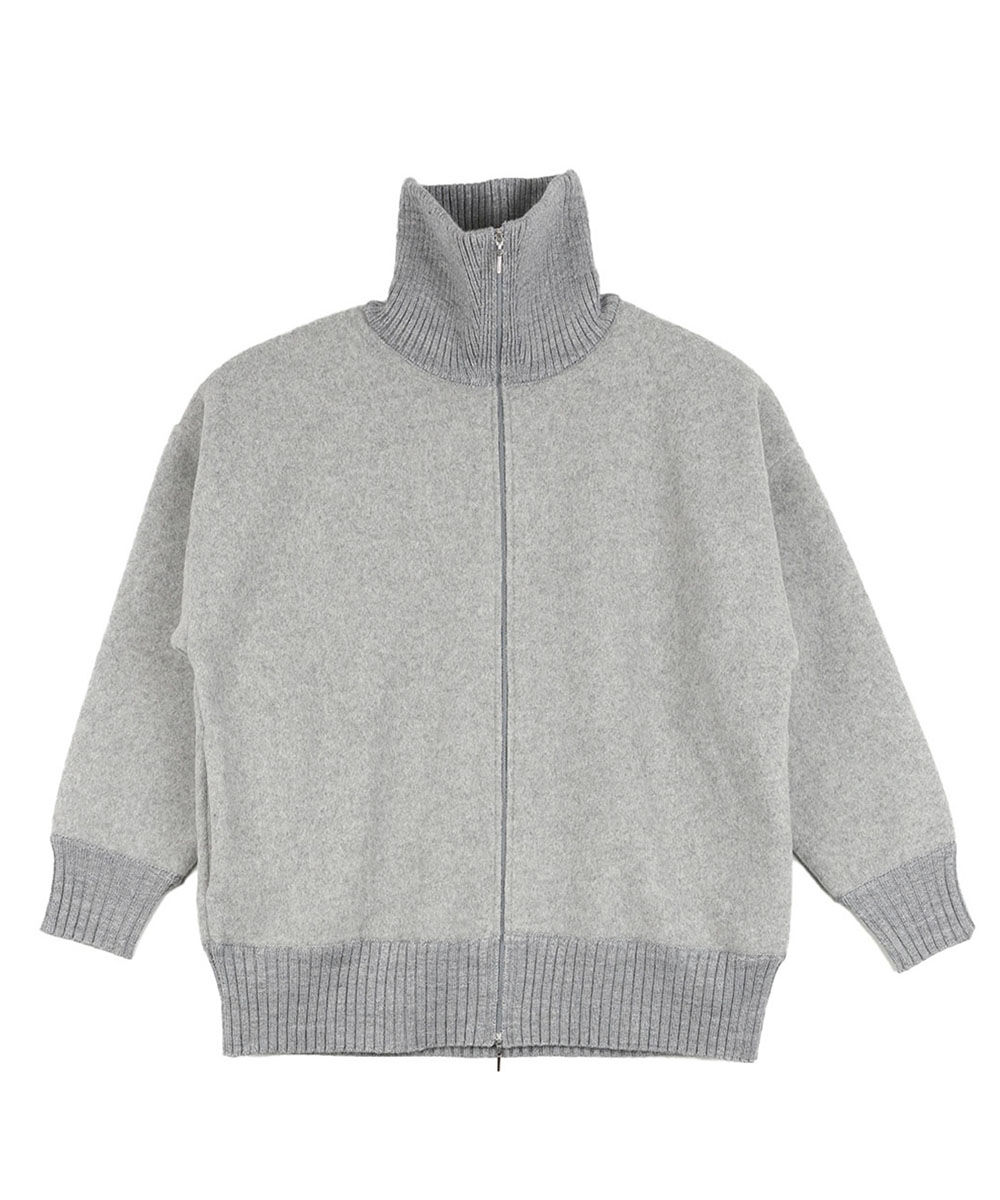 PUPULA（ププラ） ウールフリース×リブ スタンドカラー ジップアップジャケット レディース 国内正規品 爆買 : etre!par ...