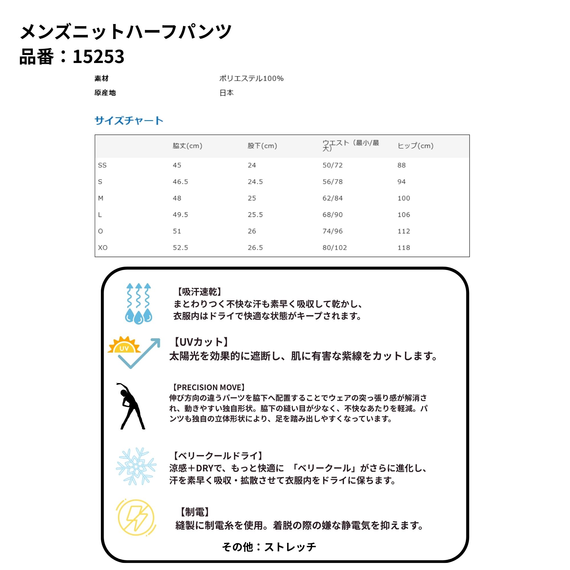 YONEX（ヨネックス） 【LINE追加で5%OFFクーポン配布中】ヨネックス ウエア ウェア メンズニットハーフパンツ 15253 ...