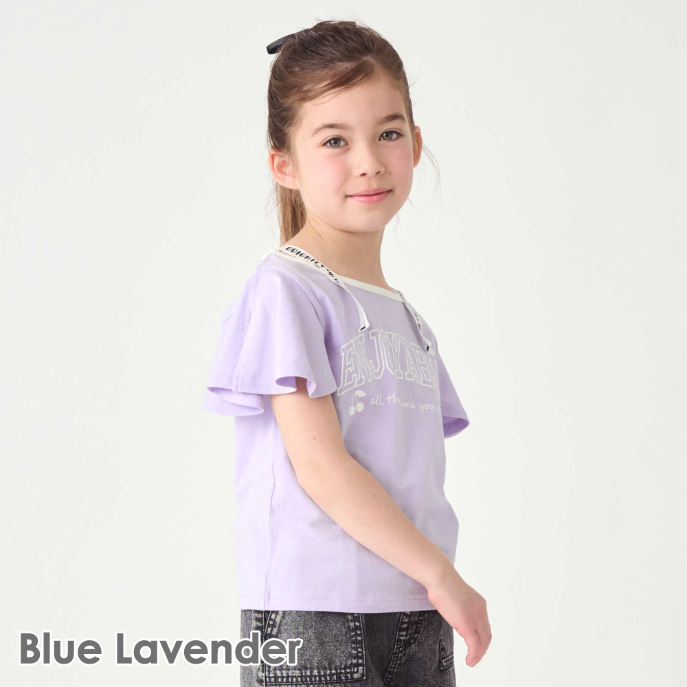 ever closet 子ども服 Tシャツ ベビー キッズ マタニティ 半袖 綿 綿100% コットン スポーティ 女の子 90 100 110 120 130 140 : ever ...
