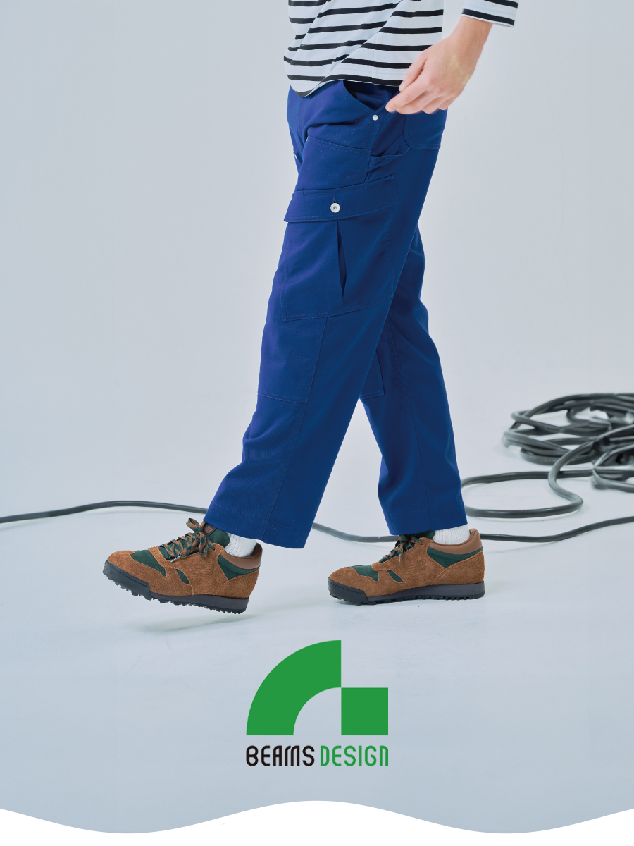 作業服 カーゴパンツ 単品 作業ズボン BEAMS DESIGN 厚手 作業用 ズボン 作業カーゴ 作業 作業着 ワークズボン SOWA 桑和 ソーワ B4702-07 S〜LL : 02 ...