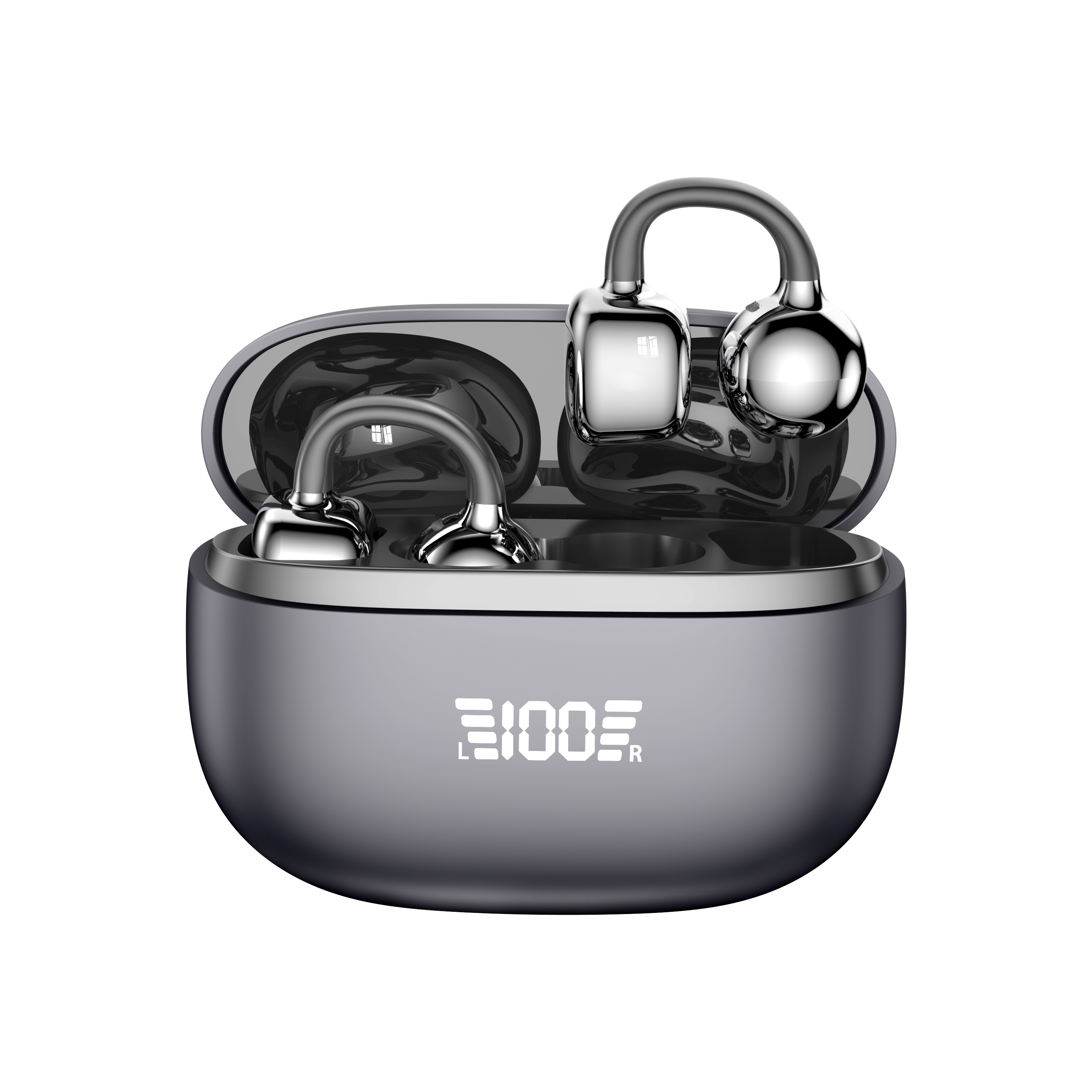 ワイヤレスイヤホン イヤーカフ イヤホン bluetooth 骨伝導イヤホン SHRATCH 液晶付き AAC 爆買 業界TOP 60H連続 ...