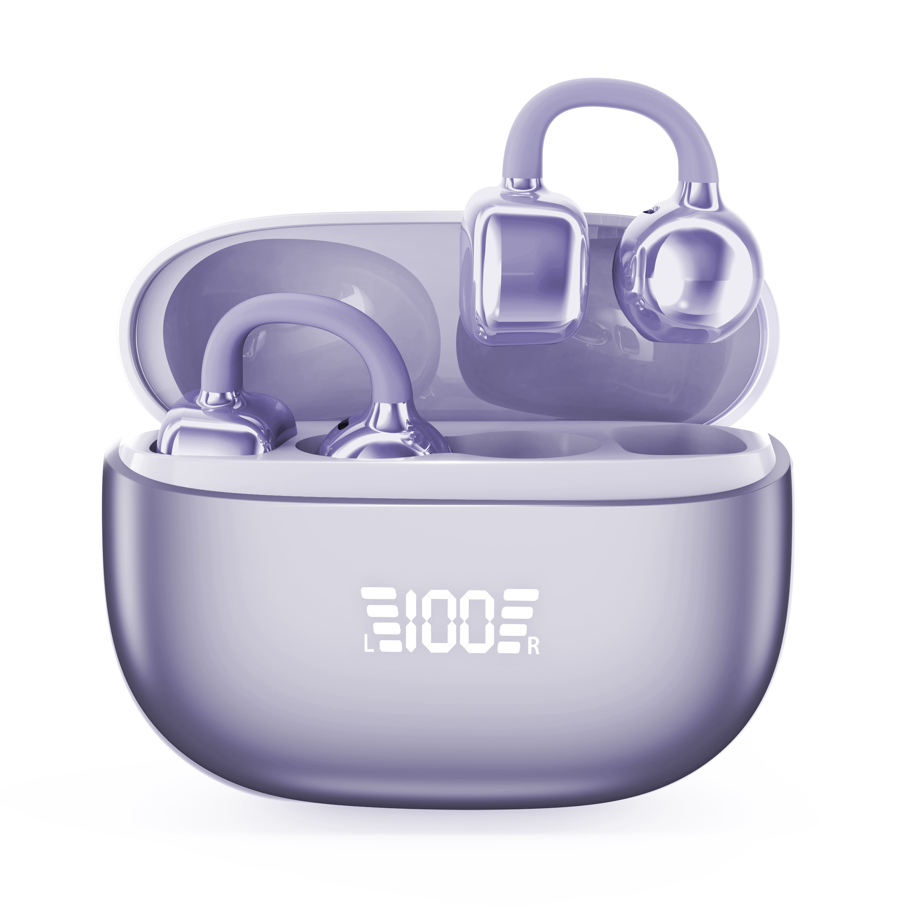 ワイヤレスイヤホン イヤーカフ イヤホン bluetooth 骨伝導イヤホン SHRATCH 液晶付き AAC 爆買 業界TOP 60H連続 ...