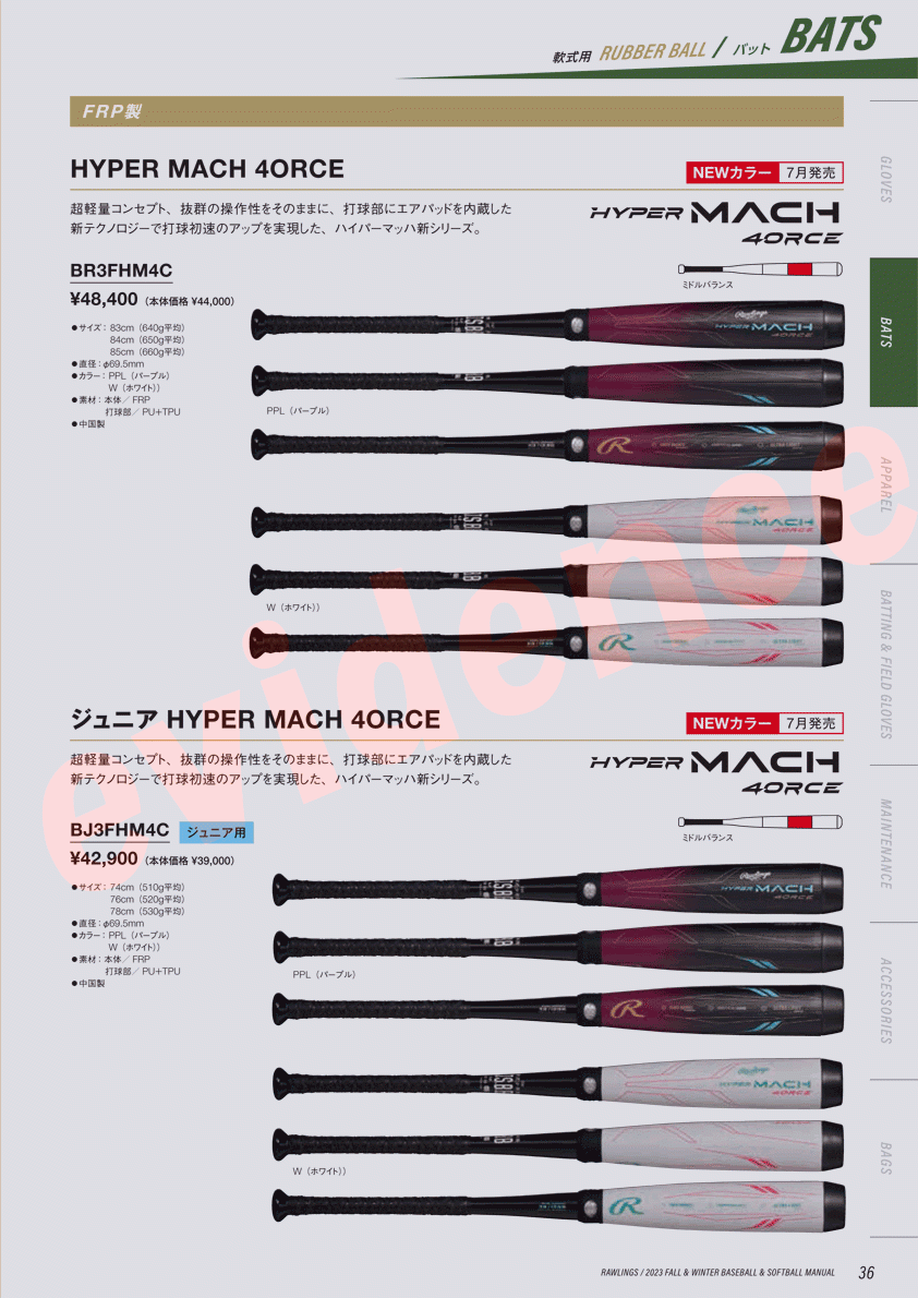 Rawlings ローリングス 軟式野球ジュニア ハイパーマッハフォース BJ3FHM4C-PPL : イーゾーン スポーツ - 通販 - Yahoo!ショッピング