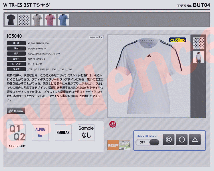 期間限定お買い得プライス メール便送料無料 アディダス W TR-ES 3ST Tシャツ BUT04-IC5040 レディース : but04 ...