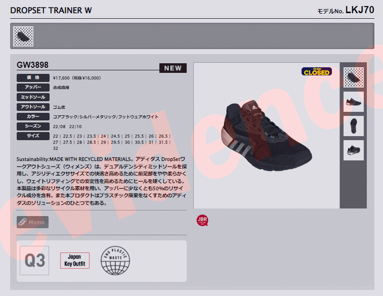 adidas アディダス DROPSET TRAINER W GW3898 レディースシューズ : イーゾーン スポーツ - 通販 ...