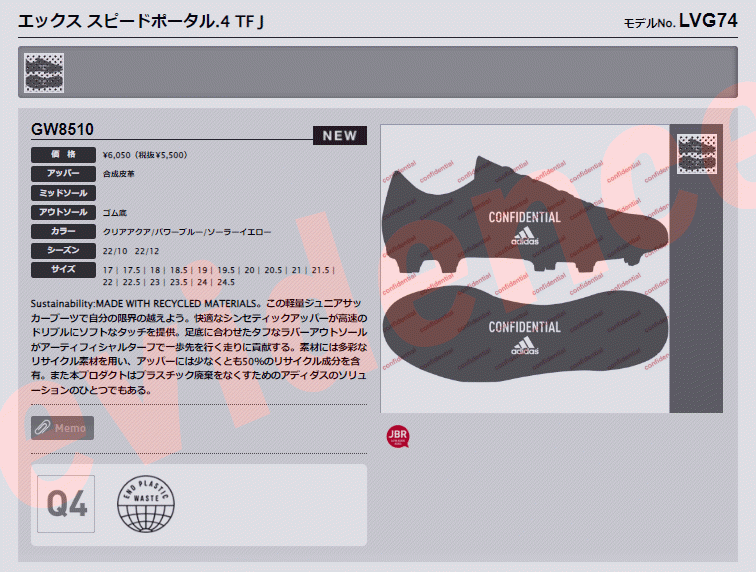 adidas（アディダス） エックス スピードポータル.4 TF J GW8510 ジュニアシューズ : イーゾーン スポーツ - 通販 ...