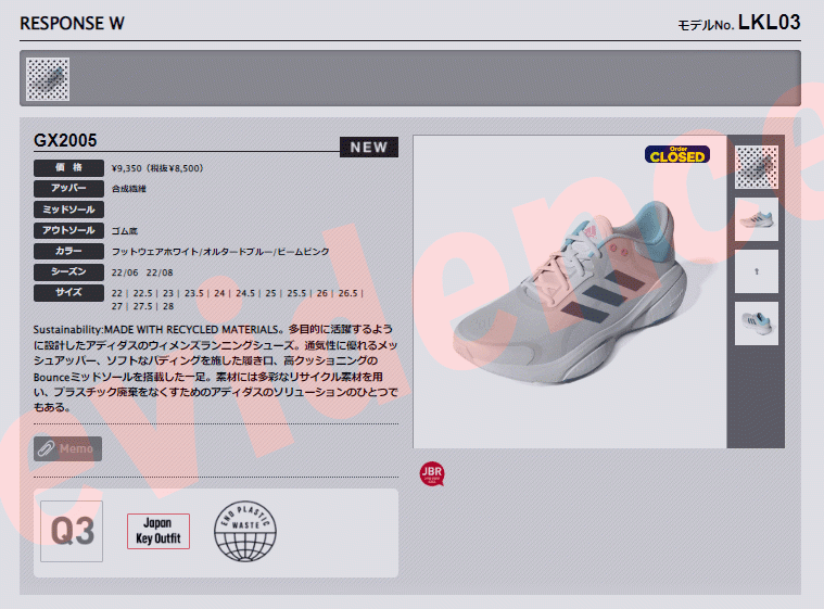 adidas アディダス RESPONSE W GX2005 レディースシューズ : イーゾーン スポーツ - 通販 - Yahoo!ショッピング