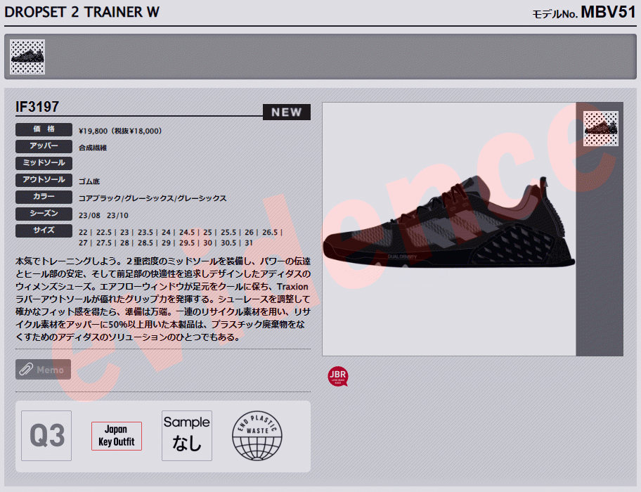 adidas 期間限定お買い得プライス アディダス DROPSET 2 TRAINER W IF3197 レディースシューズ : イーゾーン ...