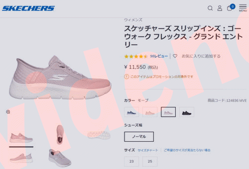 SKECHERS（スケッチャーズ） Hands Free Slip-ins GO WALK FLEX-GRAND ENTRY SKJ ...