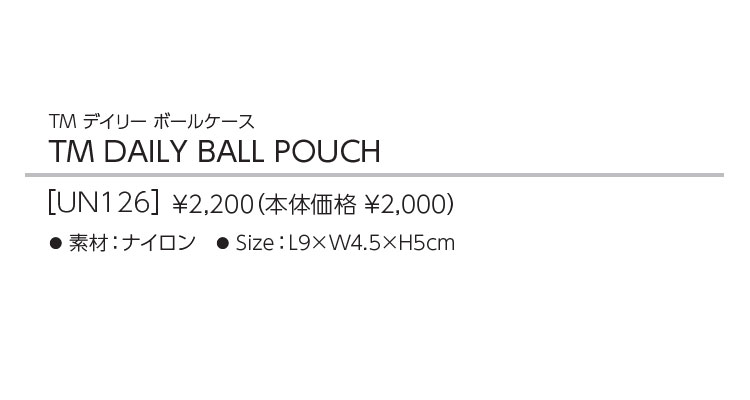 TaylorMade テーラーメイド ゴルフ UN126 TM デイリー ボールケース : F-NET GOLF Yahoo!店 - 通販 - Yahoo!ショッピング