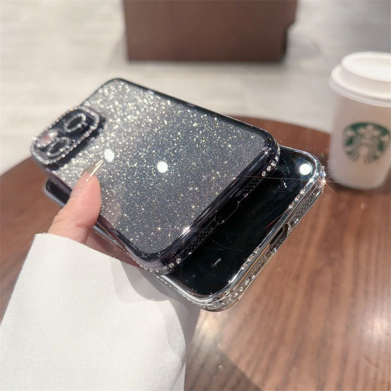 iPhoneケース グラデーション TPU キラキラ iphone16 iphone15 iphone14 iphone13 iphone15Pro ProMax iphone14Plus ...