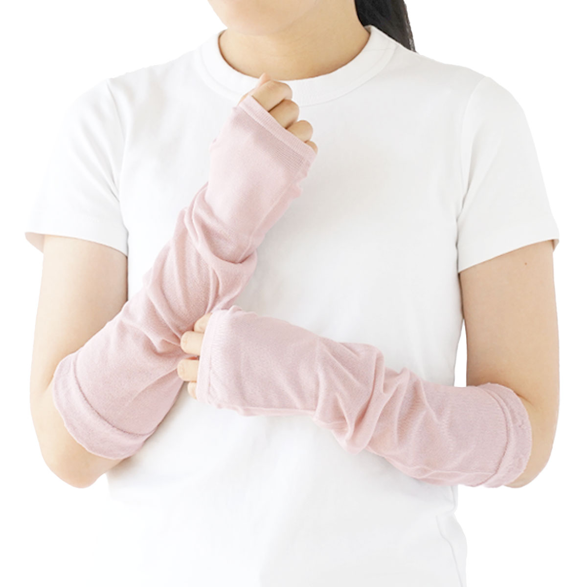 絹屋 シルク ふんわりアームウォーマー シルク100% レディース 女性用 uvカット 手袋 ハンドウォーマー アームカバー 日本製 ギフト : DAIGO - 通販 - Yahoo!ショッピング