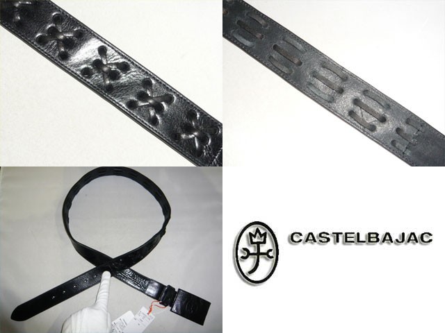 CASTELBAJAC（カステルバジャック） 革巻きトップバックルベルト 23602