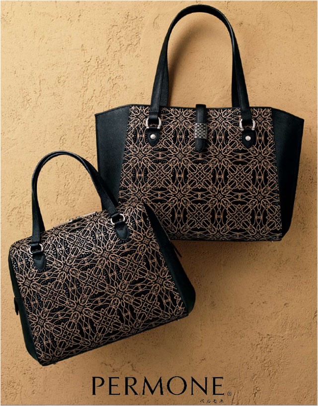 印伝  印傳屋 印伝 PERMONE ペルモネ 手提げ 和柄 7807 indn23 印傳屋（INDEN-YA） 印伝 印伝 PERMONE ペルモネ 手提げ 和柄 7807