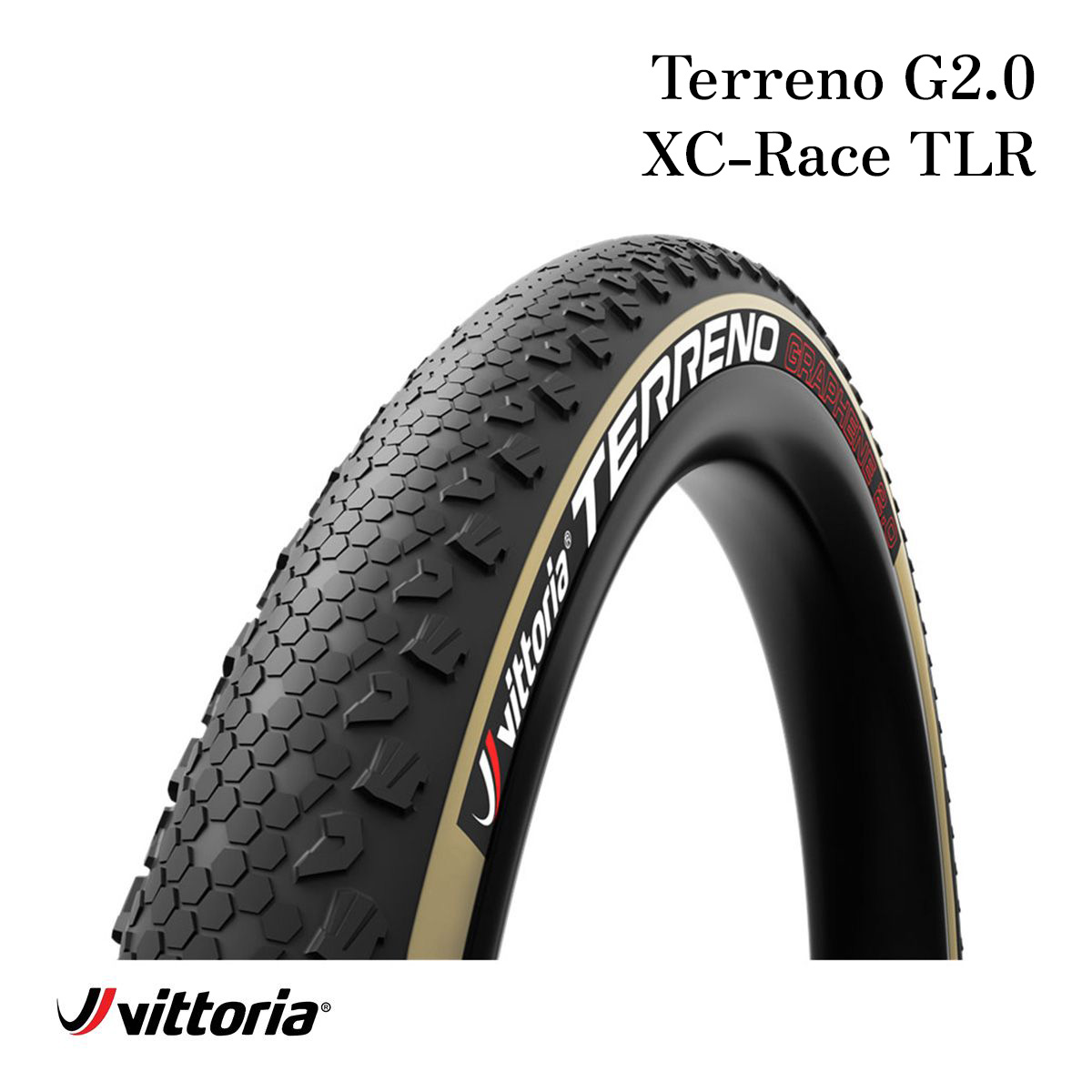 vittoria 自転車タイヤ・チューブ Terreno G2.0 XC-Race TLR チューブレスレディ  29×2.1  ブラック×ブラウン Vittoria（ヴィットリア） vittoria Terreno G2.0 XC-Race TLR