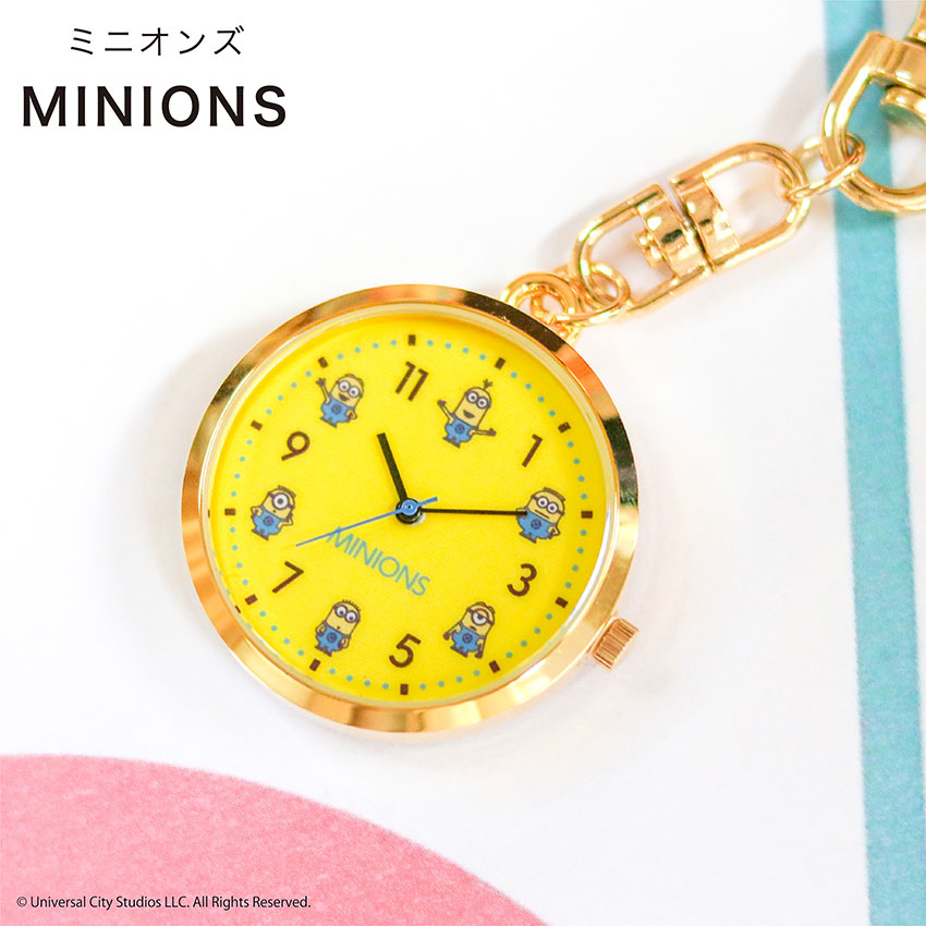 field work 腕時計 時計 キーチェーン レディース キッズ ミニオンズ minions ケビン ボブ スチュアート ティム 仕事 小さめ プレゼント 可愛い プチプラ ...