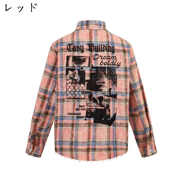 LISTEN FLAVOR リッスンフレーバー クレイジーベア チェックシャツ