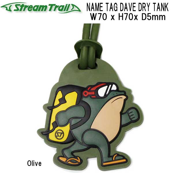 ストリームトレイル NAME TAG DAVE DRY TANK ネームタグ ドライ タンク バゲージタグ Baggeage Tag :MU ...