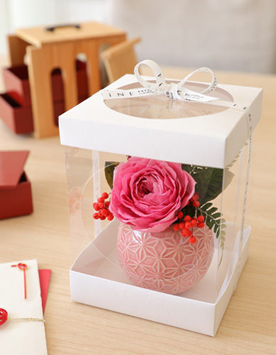 クリアボックス Mサイズ :cbox-m:プリザーブドフラワーFine - 通販 - Yahoo!ショッピング