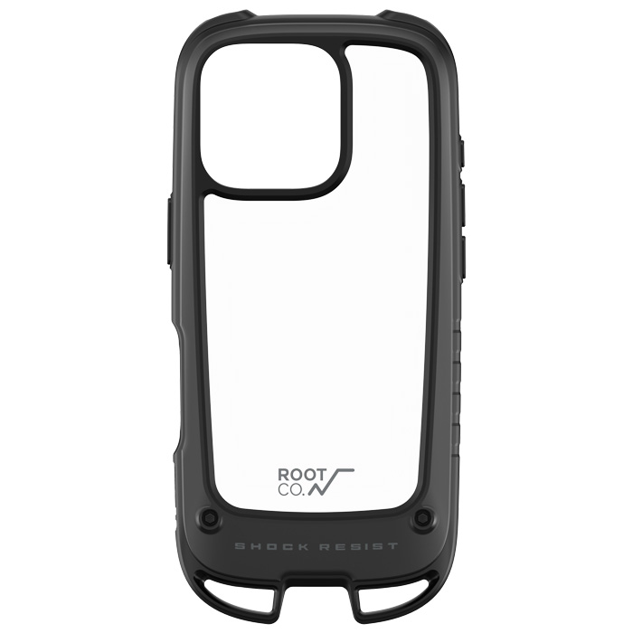 ROOT CO. root co ルートコー iPhone16Pro GRAVITY Shock Resist Case +Hold. 耐衝撃 アウトドア クリア : firstadium ...
