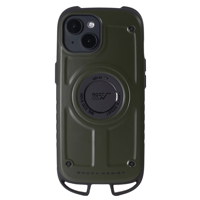 ROOT CO. root co ルートコー iPhone13 iPhone14 iPhone15 兼用 GRAVITY Shock Resist Case Rugged. 耐衝撃 アウトドア ...