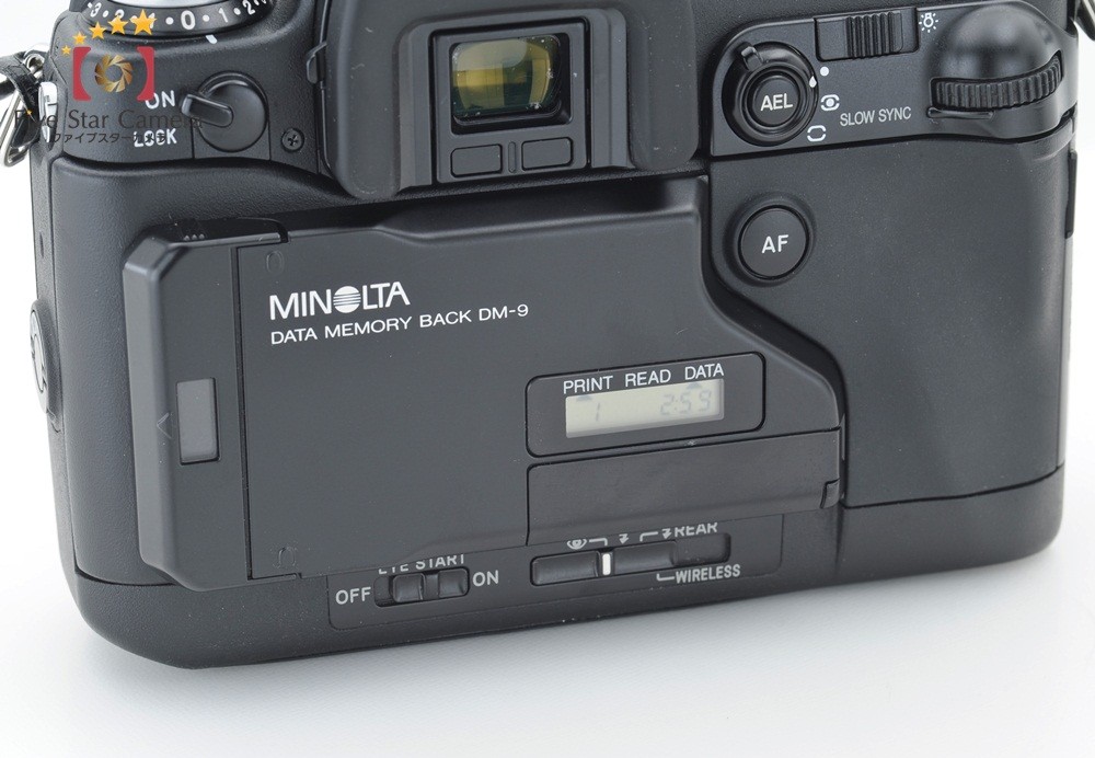 【中古】MINOLTA ミノルタ α-9 SSM非対応 + データバック DM-9 :minolta-a9-d-0828:中古カメラのファイブ ...