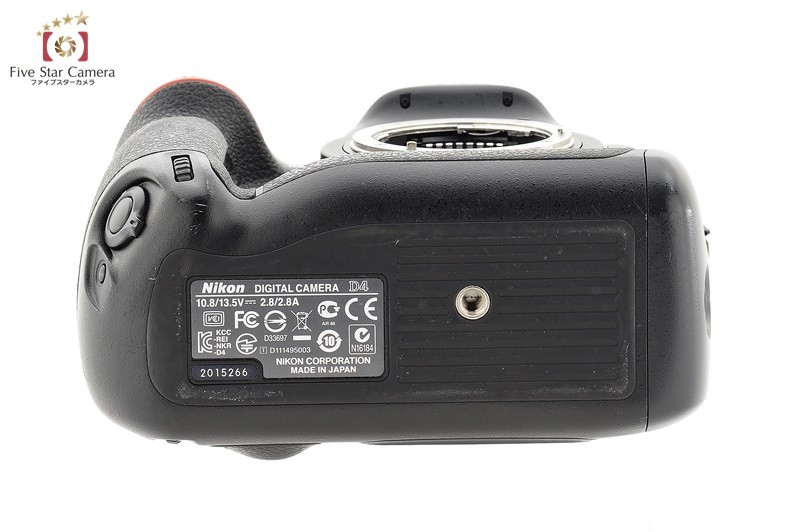 ニコン 【中古】Nikon D4 デジタル一眼レフカメラ : 中古カメラ ニコン 【中古】Nikon D4 デジタル一眼レフカメラ : 中古カメラ